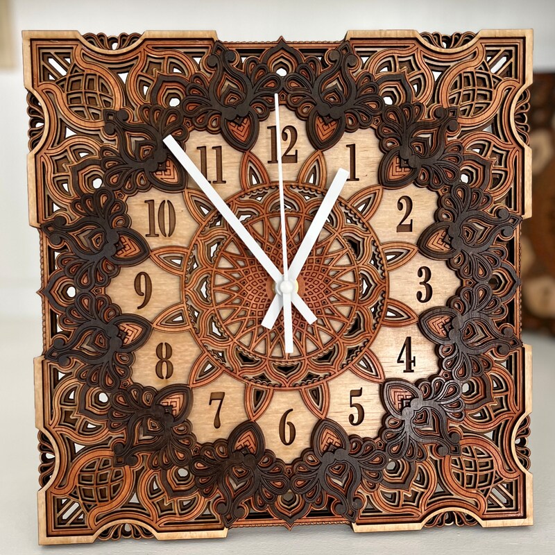 Mandala Clock - Etsy
