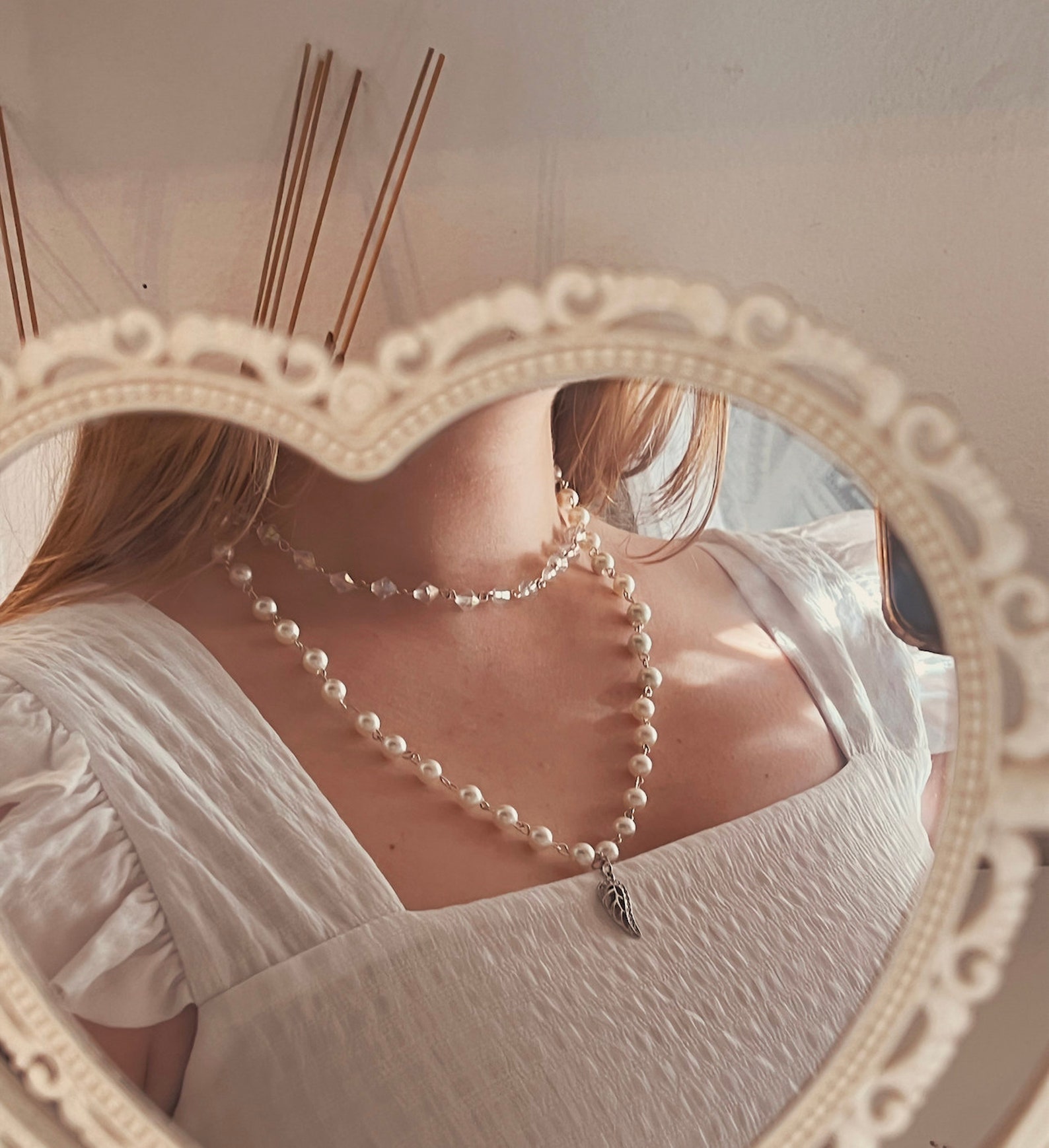 Double Layered Angel Wing Necklace - Etsy