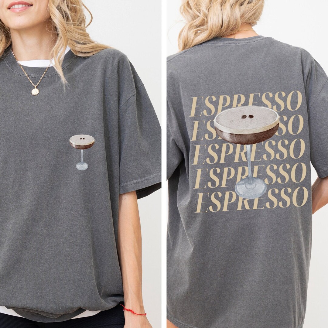 Espresso Martini Shirt, Tini Time T-shirt, Signature Cocktail Shirt ...