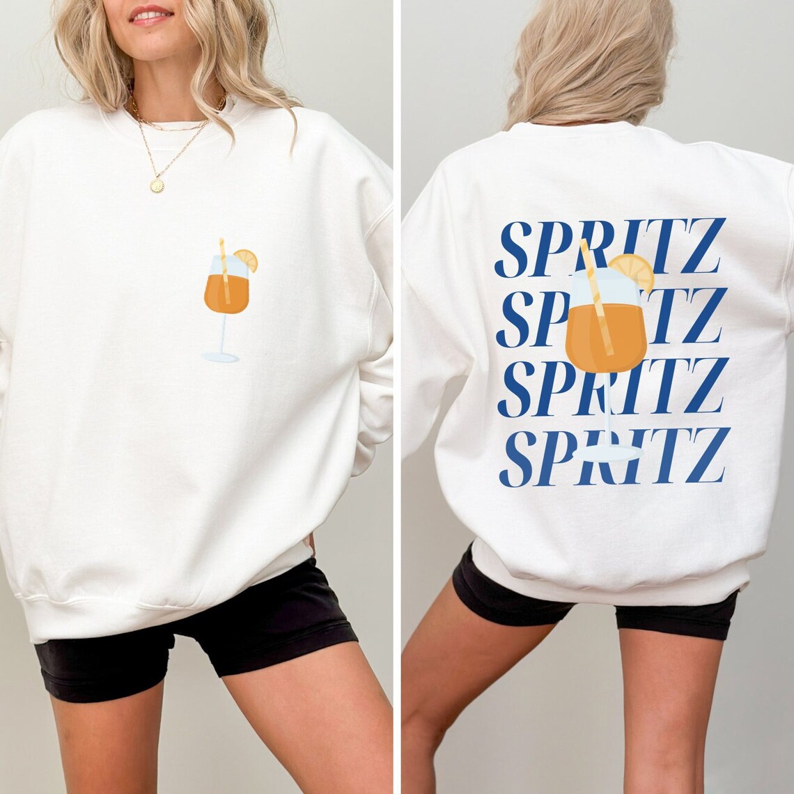 Aperol Spritz Sweatshirt, Aperol Spritz Crewneck, Campari Spritz ...