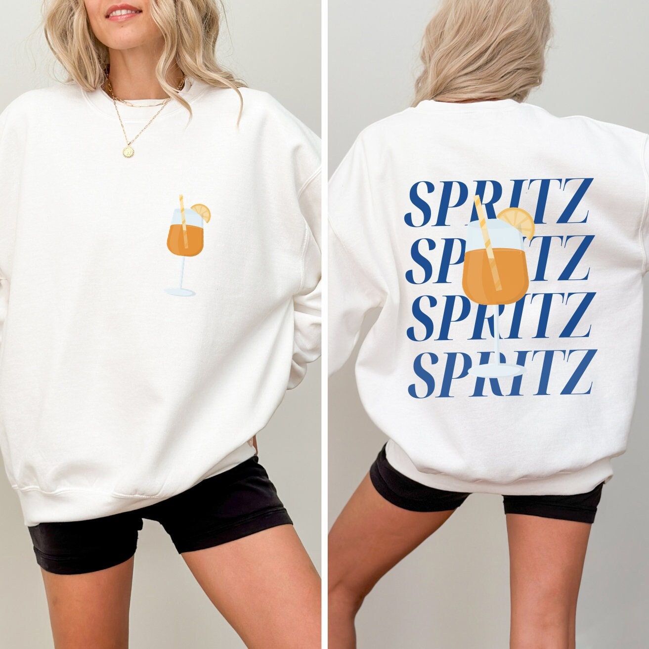 Aperol Spritz Sweatshirt, Aperol Spritz Crewneck, Campari Spritz ...