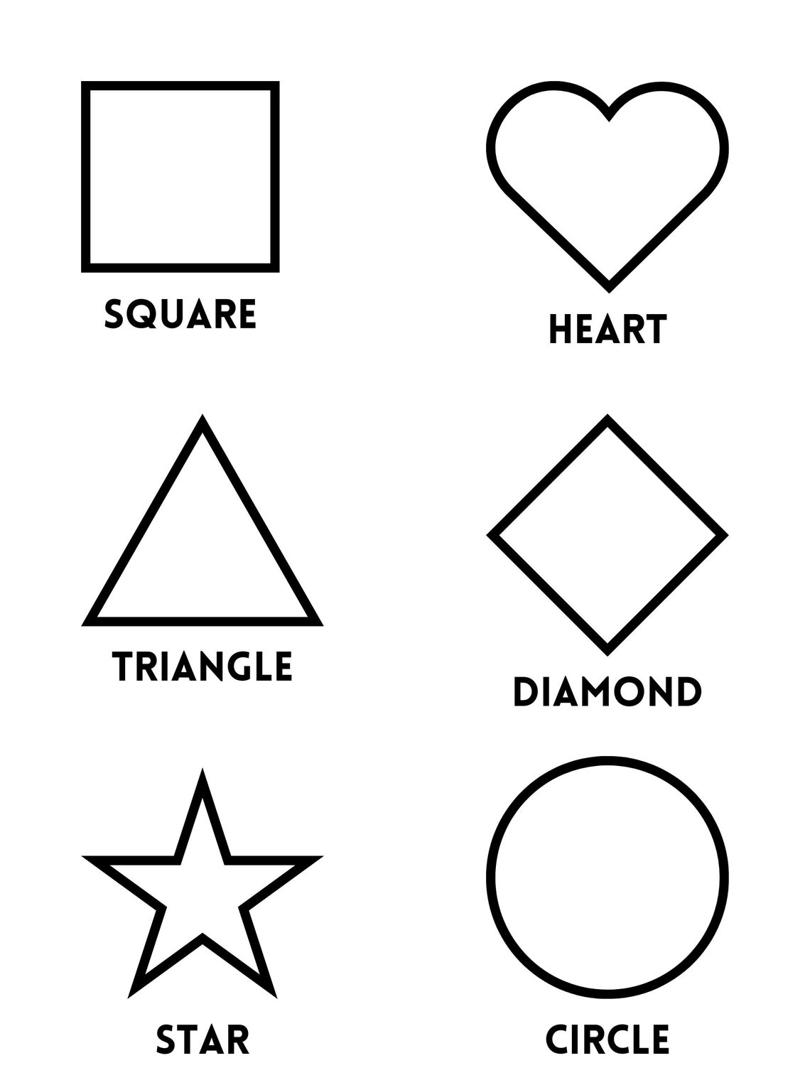 Toddler Educational Coloring Pages - Etsy