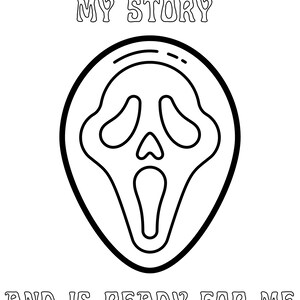 Halloween Coloring Pages - Affirmations - Etsy