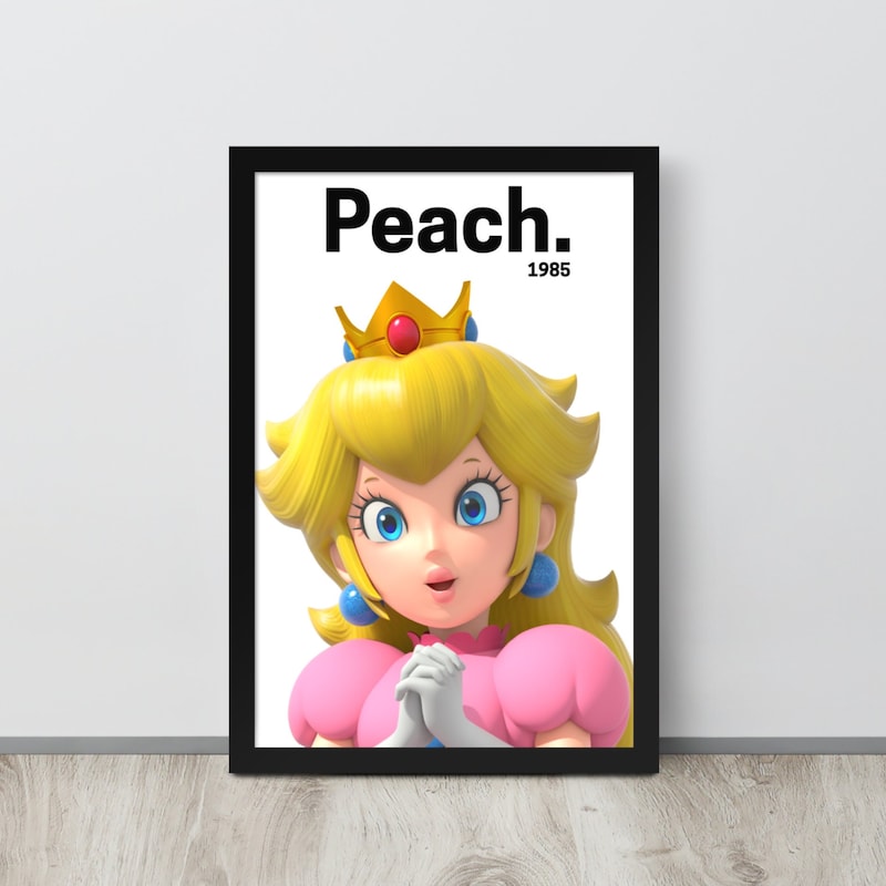 Peach Poster - Etsy UK