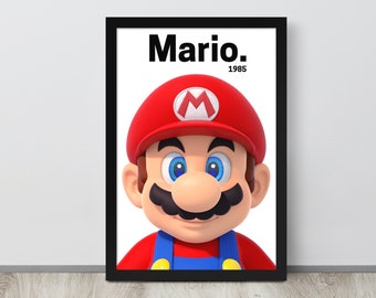 Super Mario Bros Poster Printable Digital Prints Wall Art Home Decor ...