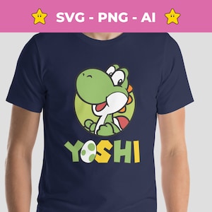 Yoshi SVG: Super Mario Vector Cut Files (digital Download) - Etsy
