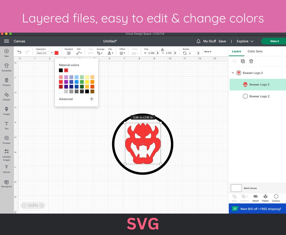 Bowser, Wario & Waluigi Logo SVG - Mario SVG Instant Download for ...