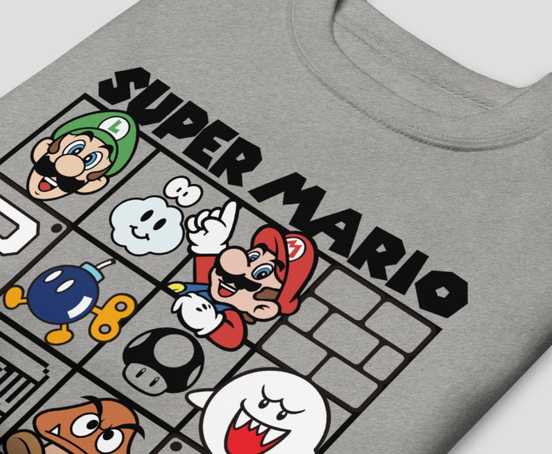 Super Mario Bros SVG: T-shirt Design, Cricut Vector (instant Download ...