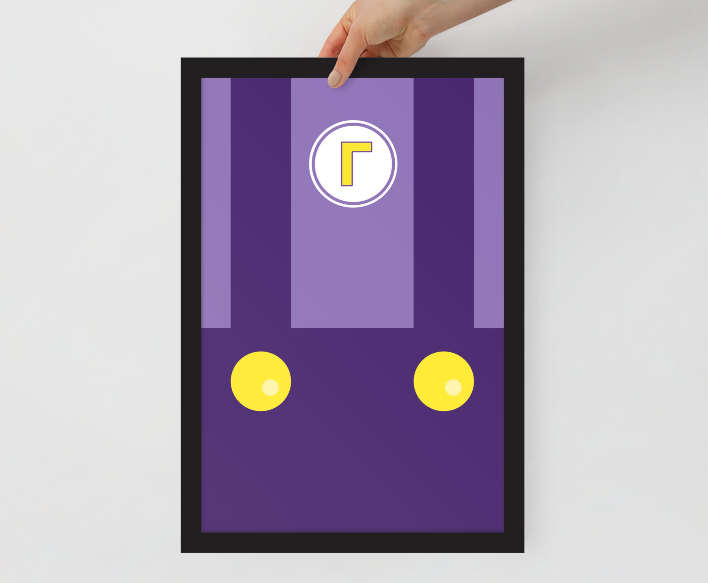 Waluigi Costume Poster: Gamer Room Decor (digital Download) - Etsy