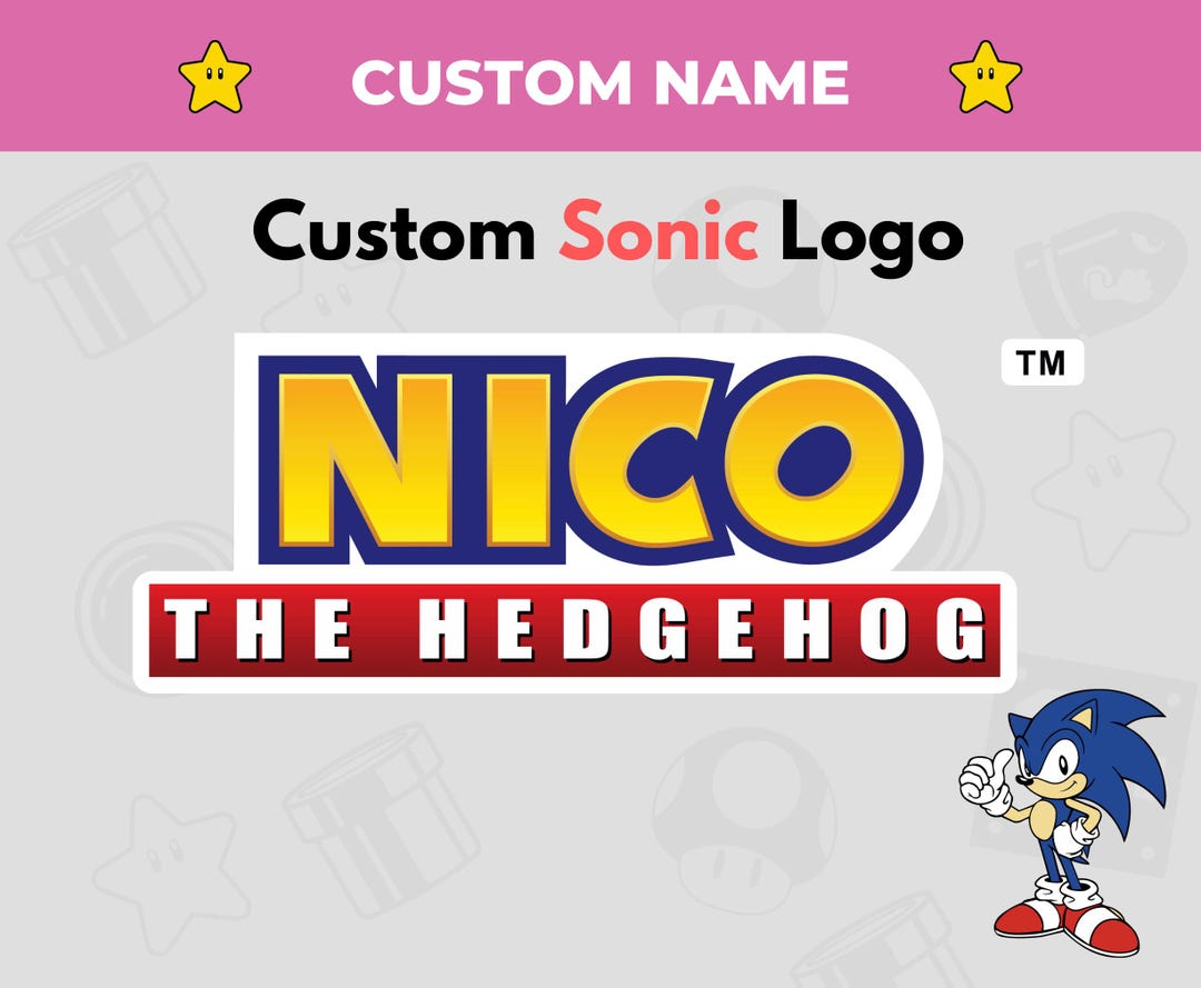 Sonic The Hedgehog Logofont