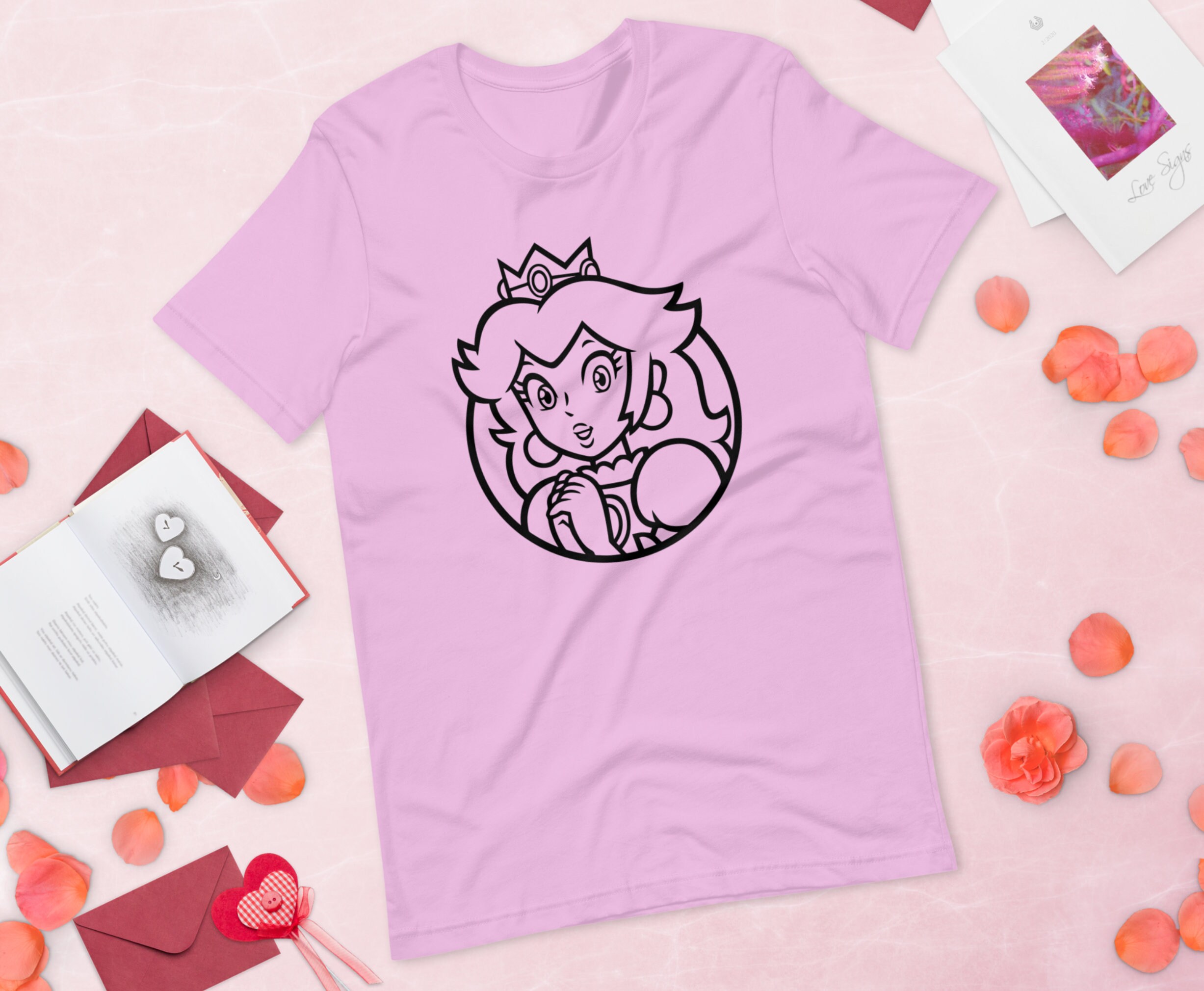 Princess Peach Outline SVG: Super Mario Cut File (digital Download) - Etsy