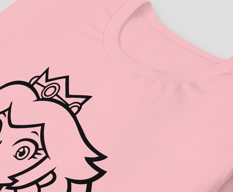 Princess Peach Outline SVG: Super Mario Cut File (digital Download ...