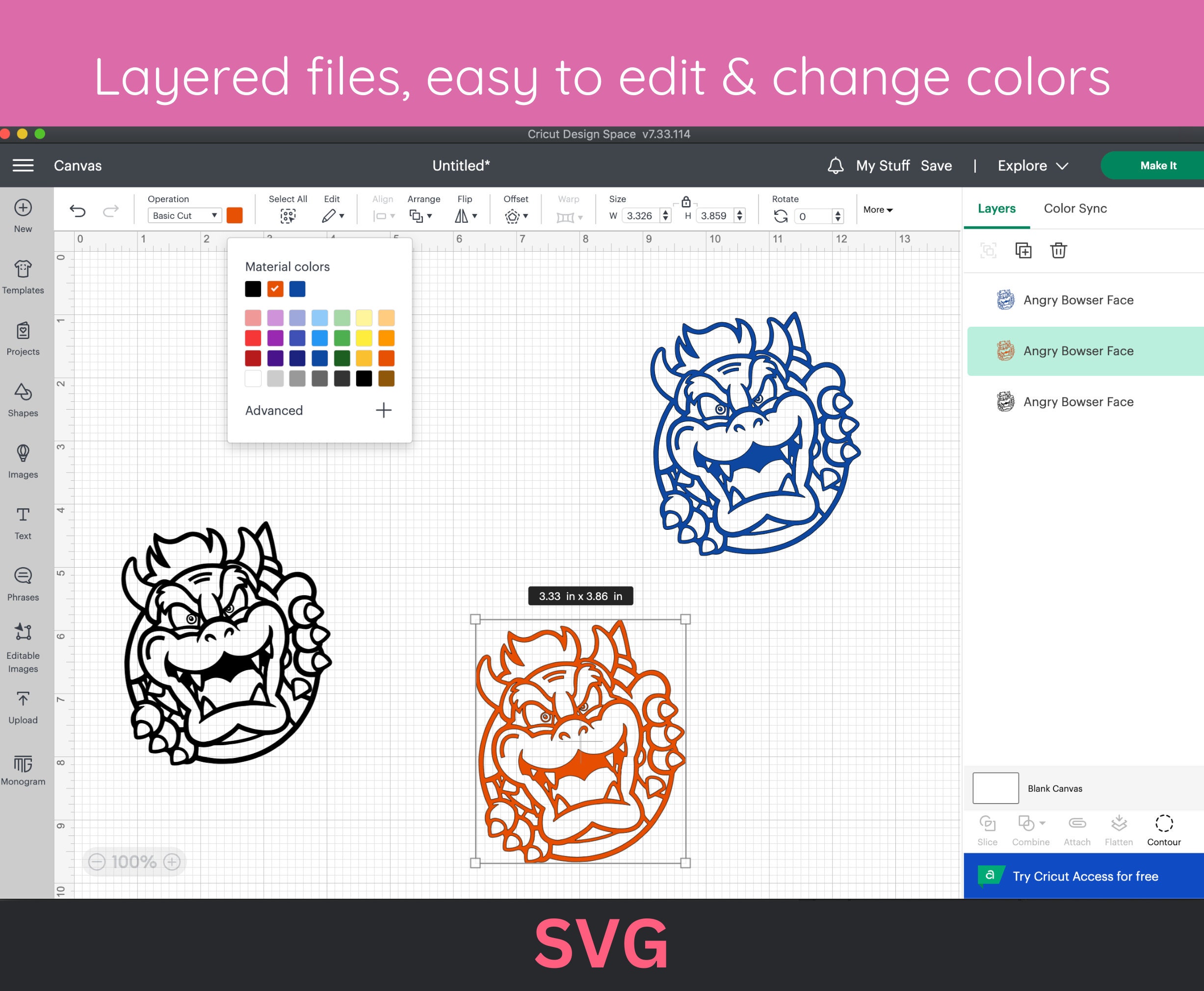 Digital Mario Bowser Vector Outline Cut File Mario Character - Etsy Canada