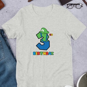 Super Mario 3rd Birthday SVG, PNG, Mario and Luigi Birthday, Mario ...