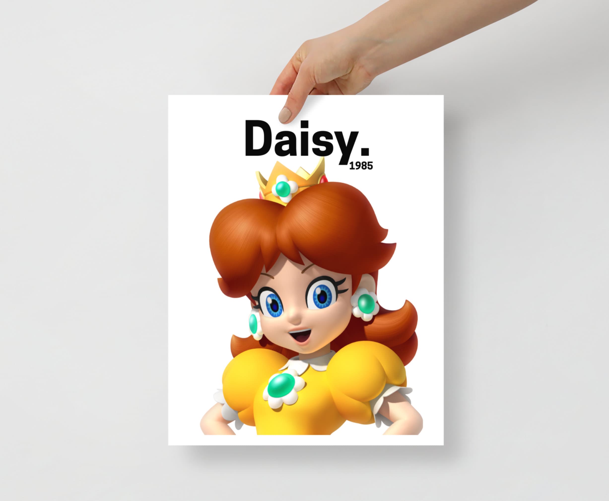 Princess Daisy Poster: Super Mario Bros Gaming Room Art (digital Print ...