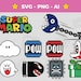 Printable Mario Party Food Label - Editable on Canva - Super Mario Food ...
