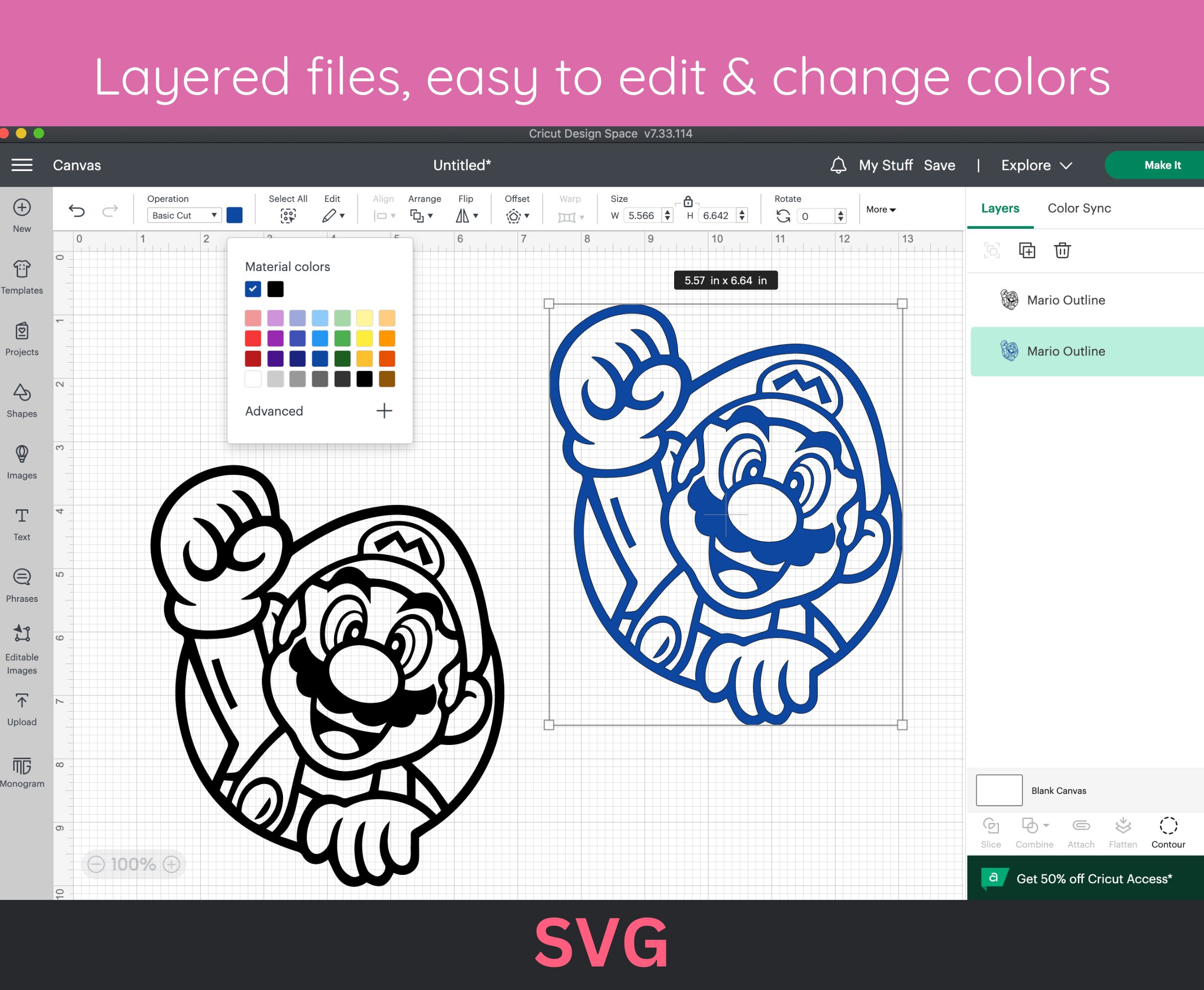 Super Mario SVG, Cricut Cut Files (digital Download) - Etsy UK