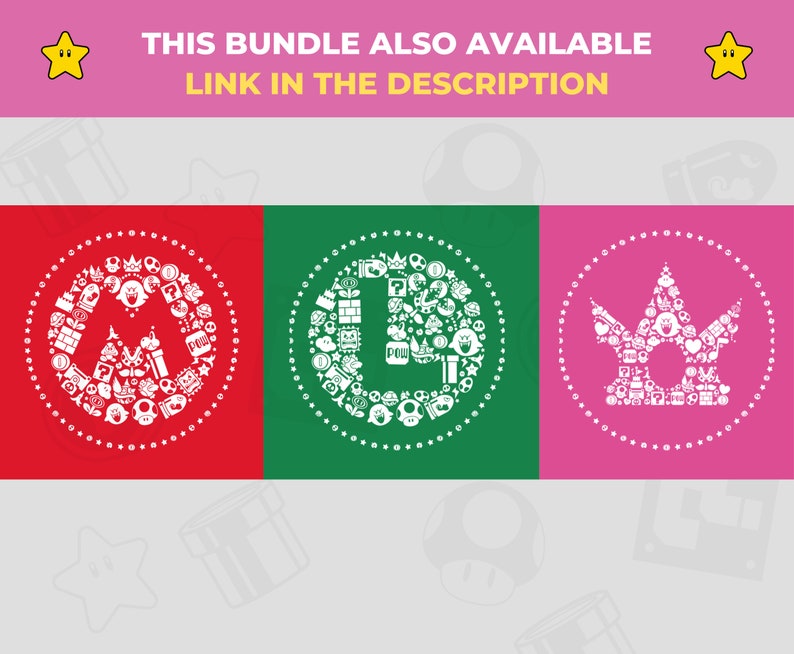 Mario Logo Vector Cut File: SVG, PNG, AI, Mario Design(digital Download ...