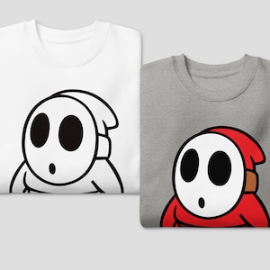 Shy Guy Svg Character PNG, Super Mario Vector, Instant Download ...