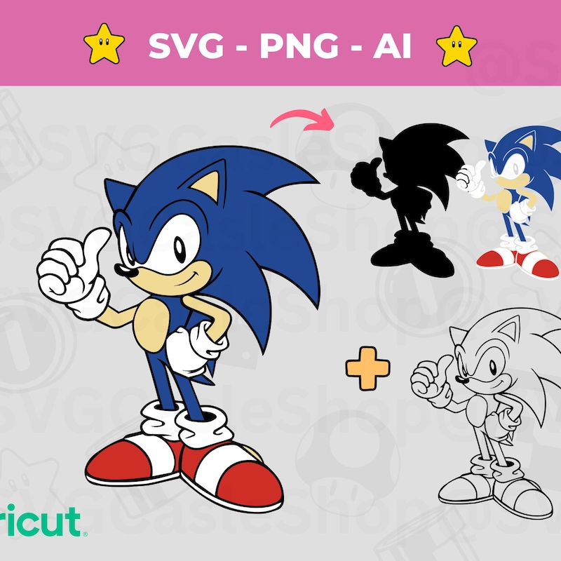Sonic Head - Etsy