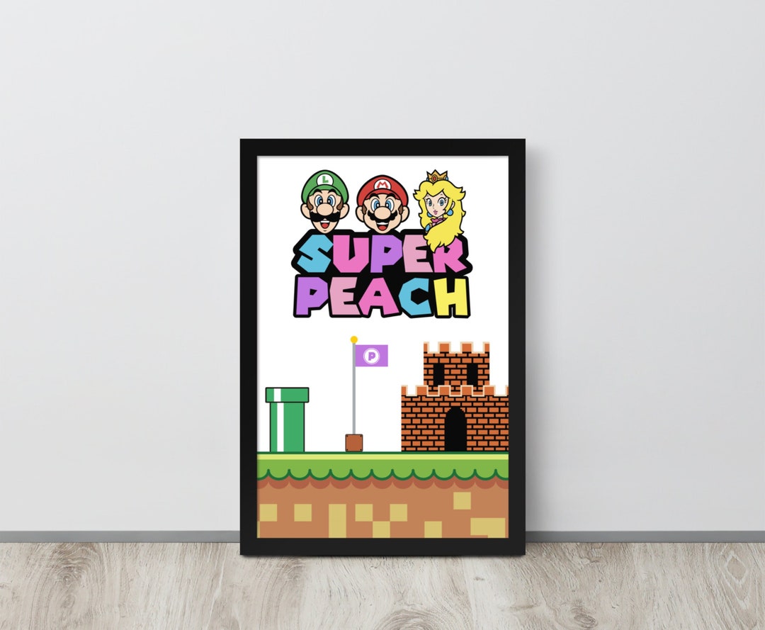 Digital Princess Peach PRINTABLE From Super Mario Series, Personalized ...