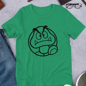 Digital Goomba SVG Vectoriel Cut File, Outline, Super Mario SVG PNG ...