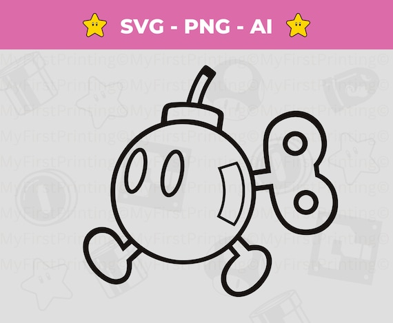 Mario Bom Tekening Bob Omb Super Mario Bros Bomba Makeronline More