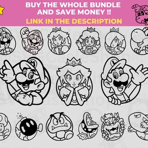 Yoshi Outline SVG: Mario Game Vector Files (digital Download) - Etsy