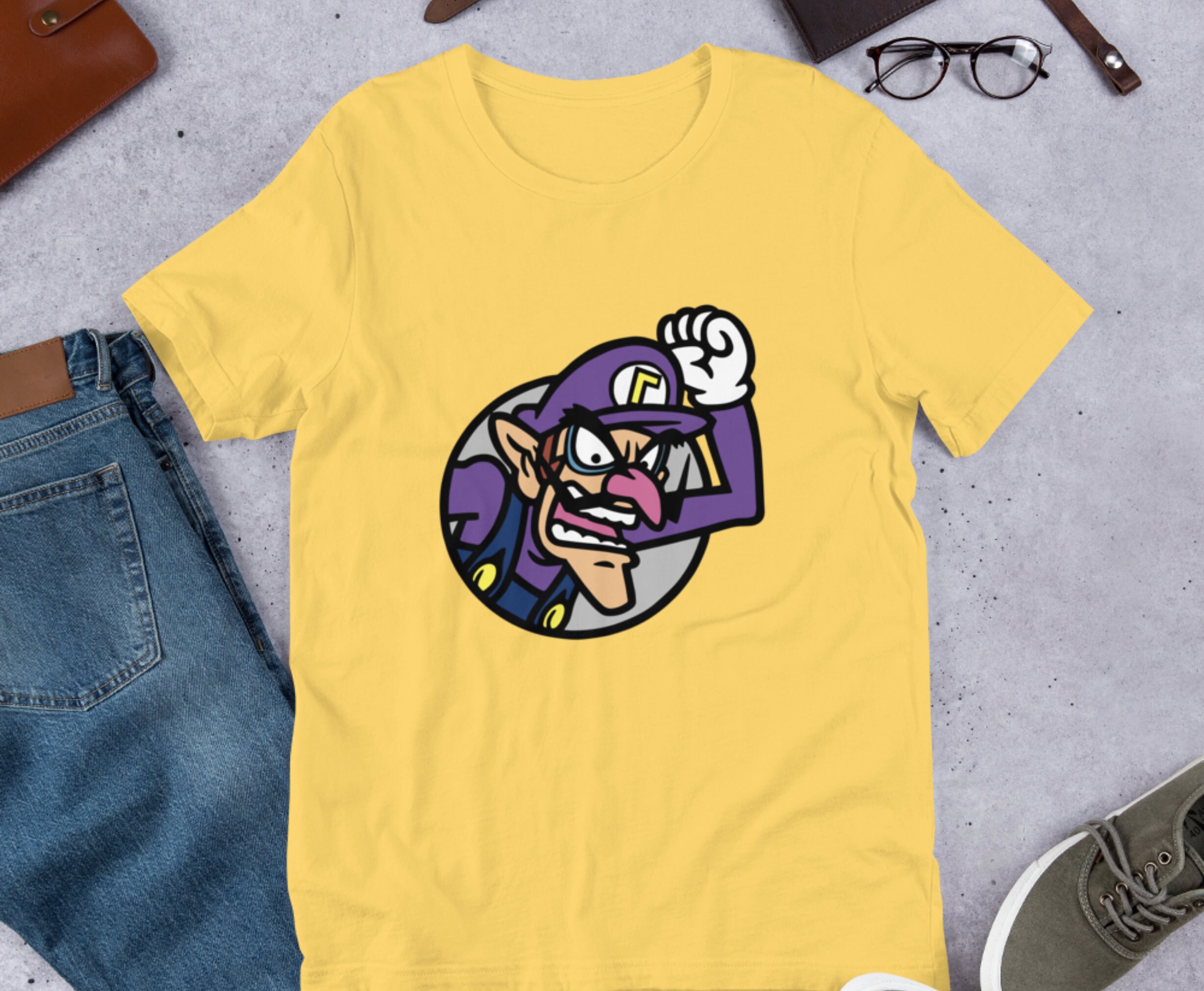 Waluigi SVG: Mario Character Cut File (digital Download) - Etsy