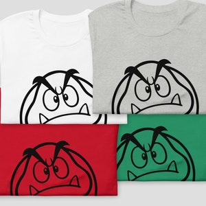 Digital Goomba SVG Vectoriel Cut File, Outline, Super Mario SVG PNG ...