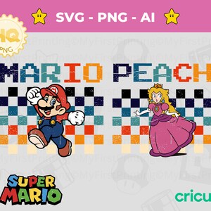 Super Mario SVG Bundle, Vinyl Cut-Datei, Anpassen Geschenk Vektor ...