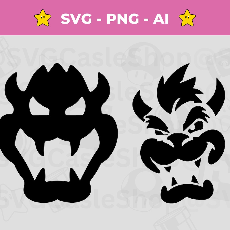 Bowser Logo - Etsy