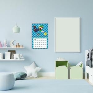 2025 Super Mario Bros Calendar: Nintendo Gamer Gift (digital Download ...