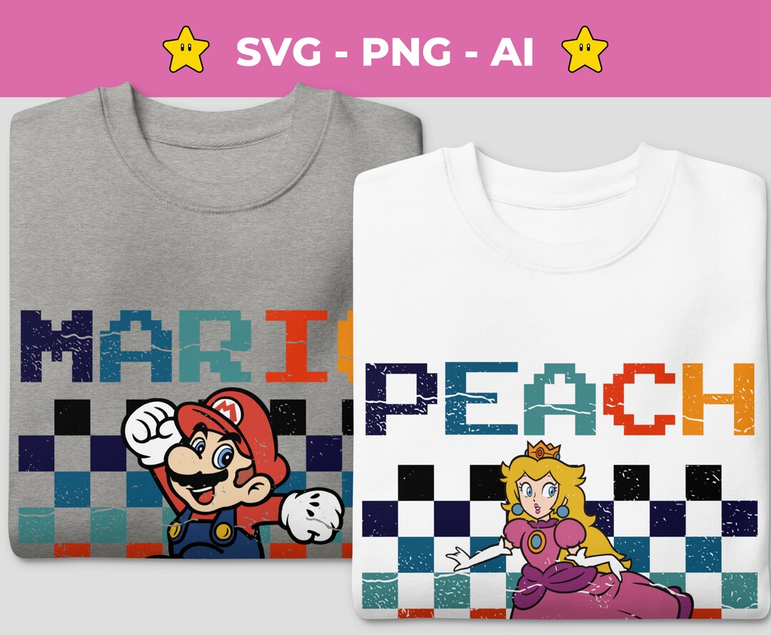 Super Mario SVG Bundle, Vinyl Cut File, Customize Gift Svg Vector ...