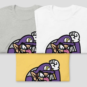 Digital Mario Charakter SVG, Waluigi SVG, Cricut Vektor geschnitten ...