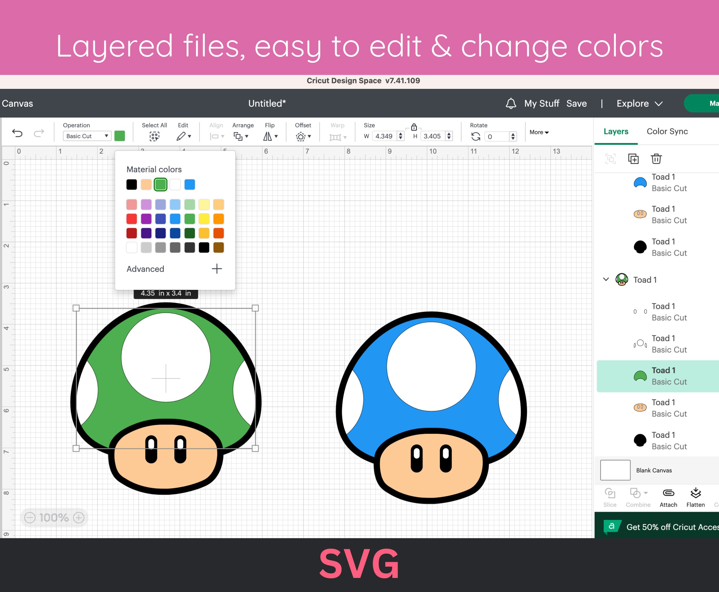 Mario Mushroom SVG Toad SVG Instant Download Mario Game - Etsy Canada