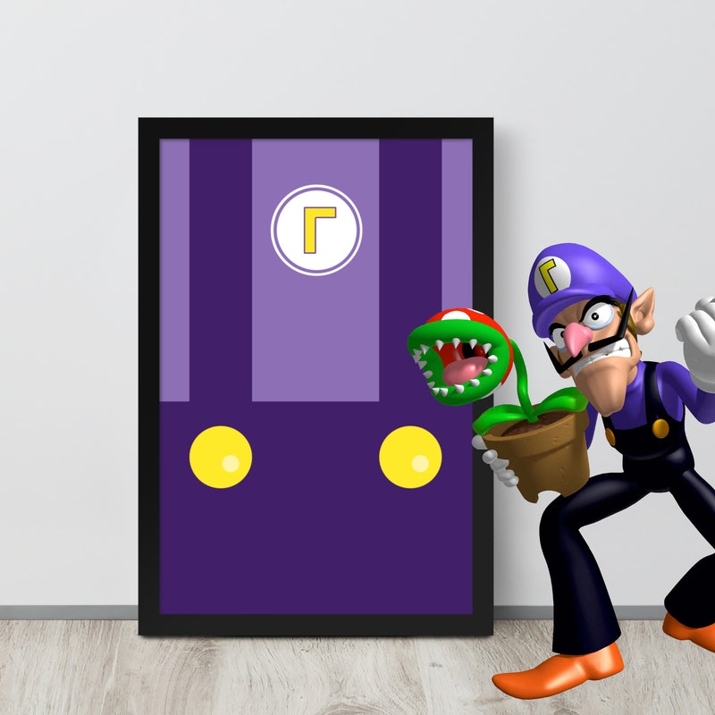 Waluigi Costume - Etsy