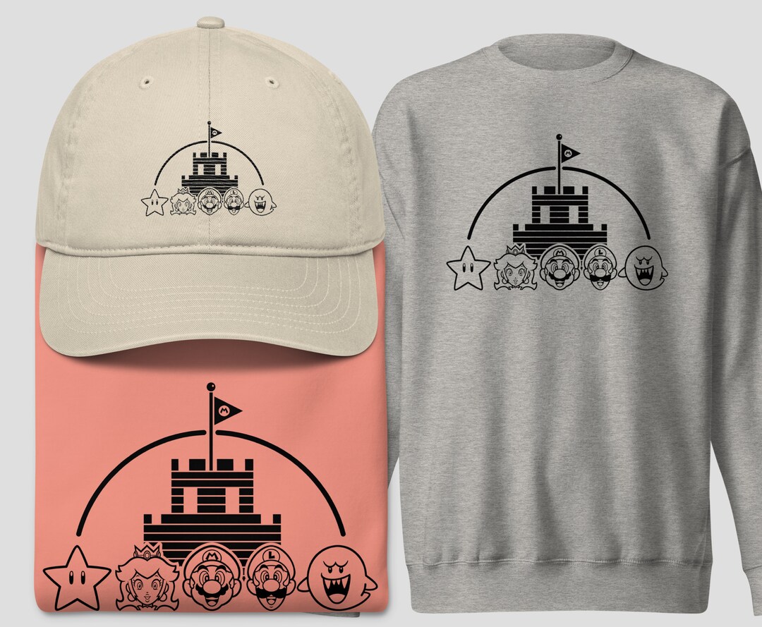 Digital Super Mario Svg Png Instant Download, Castle Logo Sublimation ...