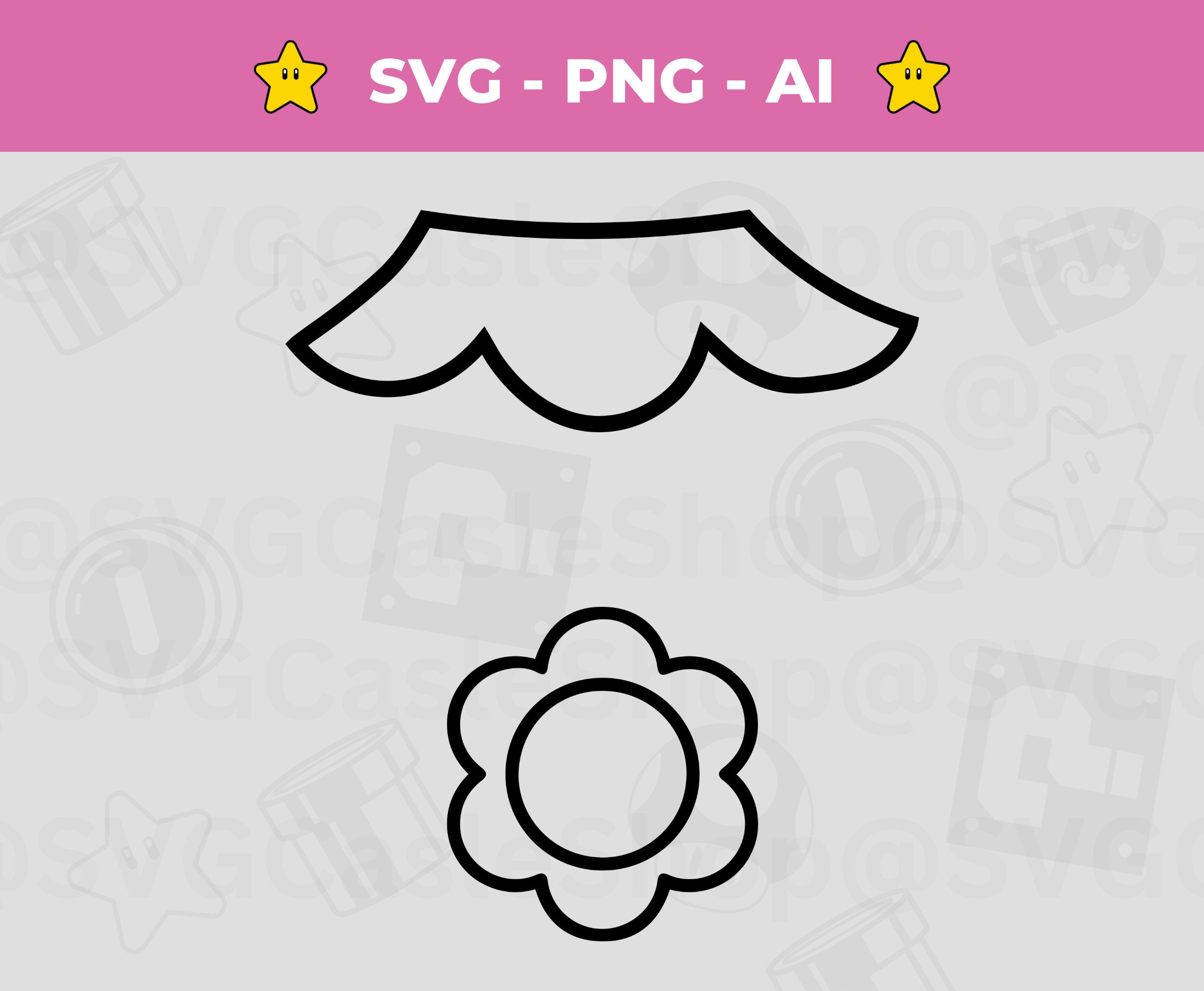Daisy Princess Costume SVG: Vector Cut File for Cricut & Silhouette ...