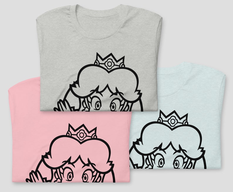 Princess Daisy Outline SVG Super Mario PNG Mario Game - Etsy