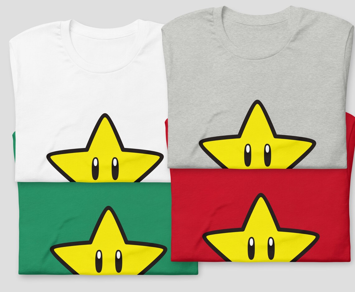 Digital Mario Super Stars Vector Cut File - SVG for Cricut and ...