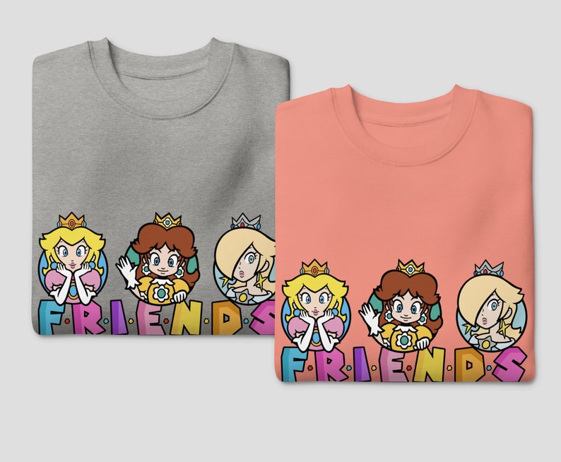 Princess Peach Friends SVG: Mario Bros Cricut Cut File (digital ...