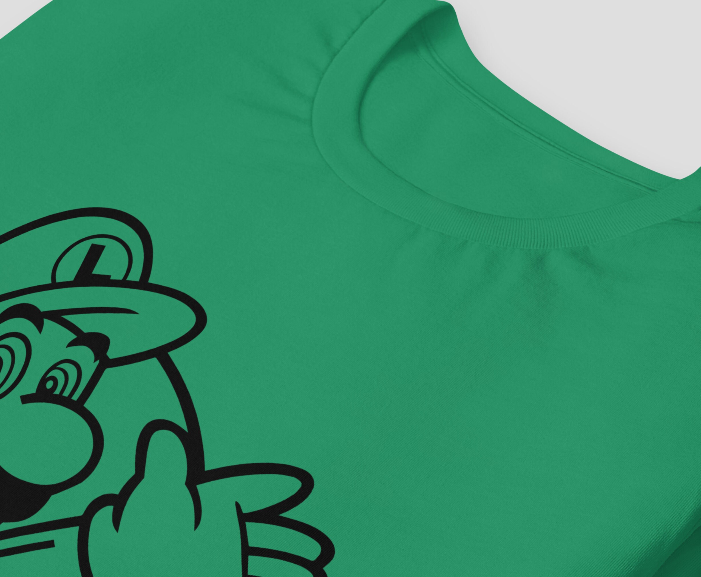 Luigi Outline SVG Perfect for Creative Crafts Super Mario - Etsy Australia