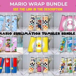 Toadette Logo PNG Tumbler Wrap, Instant Download, Pink Mushroom Super ...