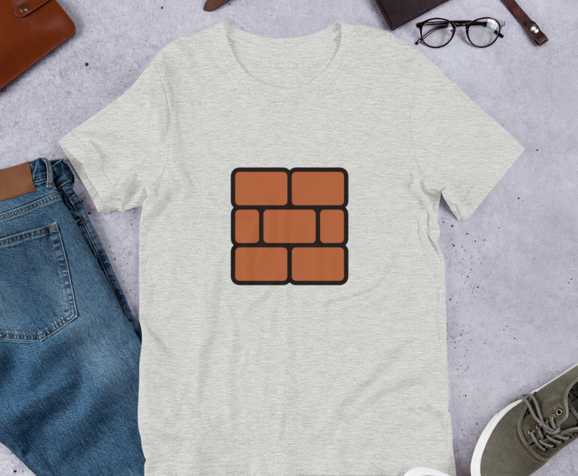Mario Brick Block SVG: Layered Cut File (digital Download) - Etsy