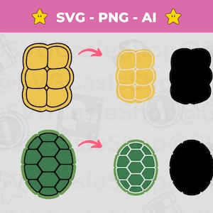 Turtle Costume SVG PNG Vector Instant Download Layered Files | Turtle ...