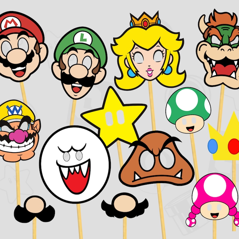 Photo Props Super Mario - Etsy