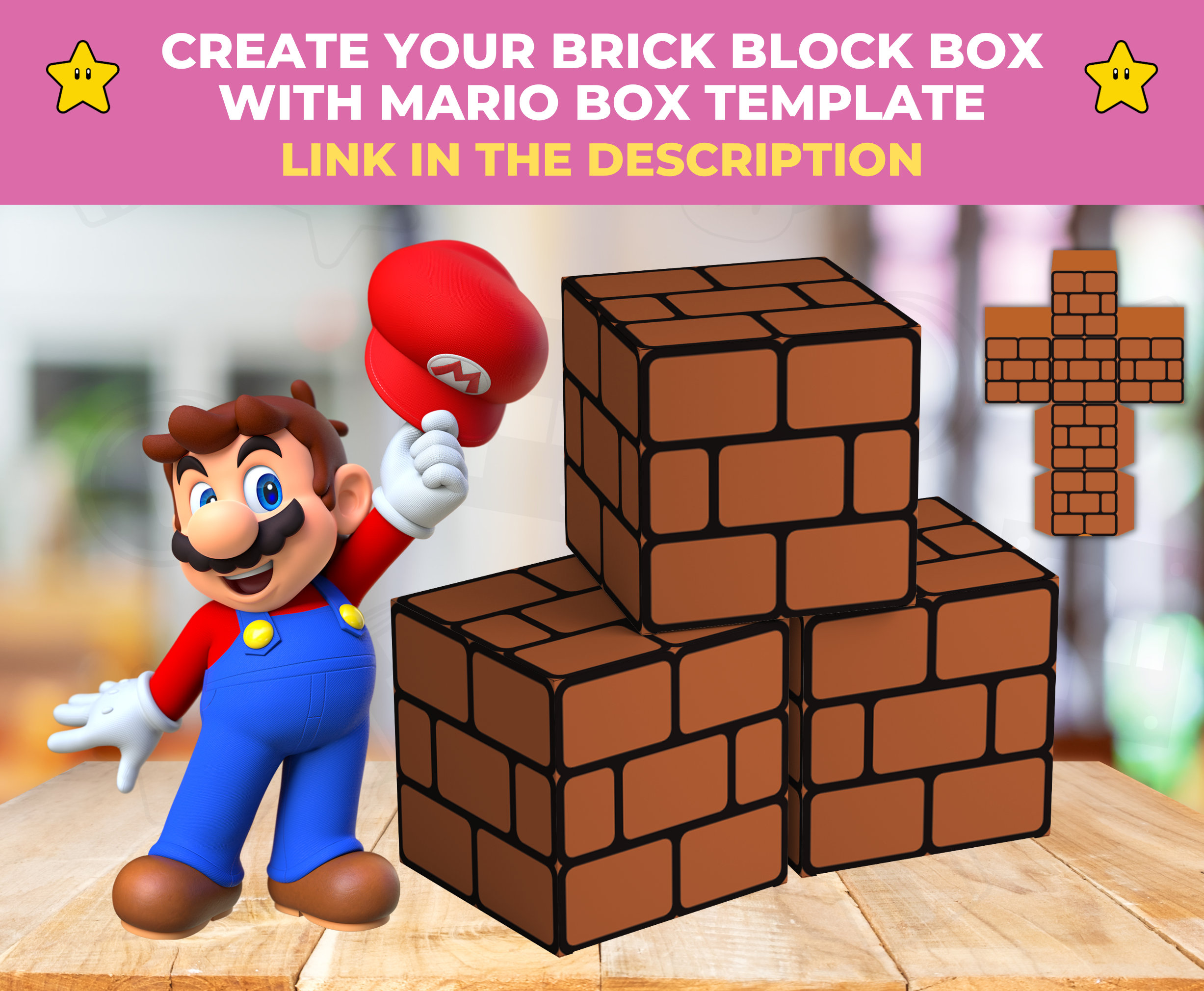 Mario Brick Block SVG: Layered Cut File (digital Download) - Etsy