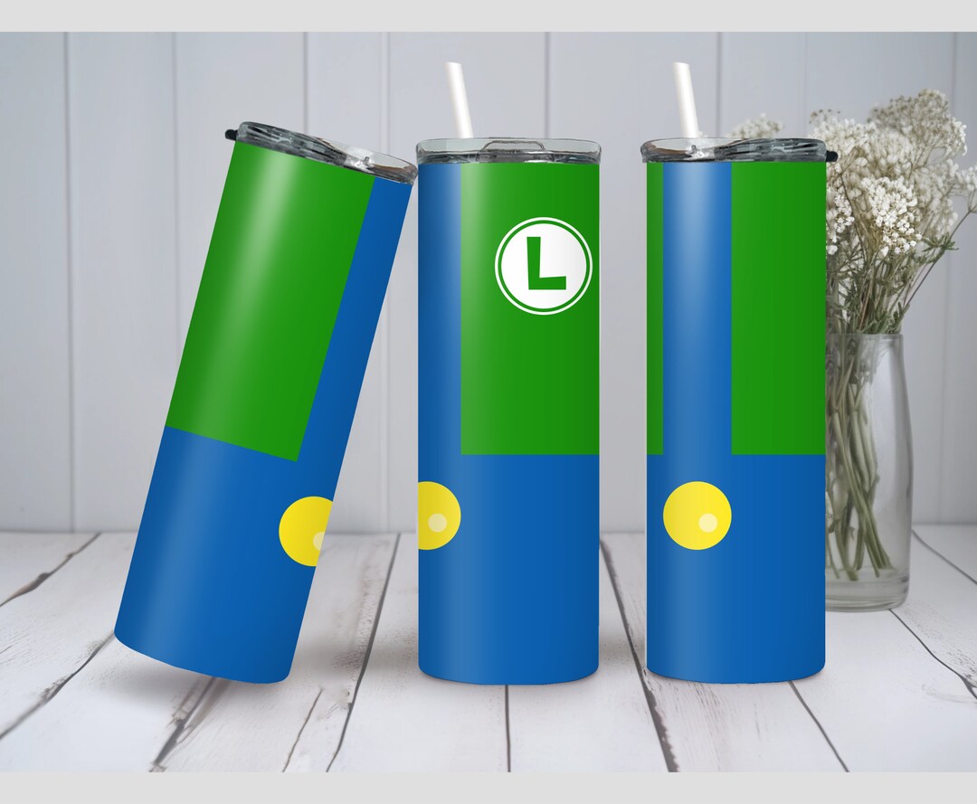 Luigi Costume Png Super Tumbler Wrap | Mario Bros Suspender Game Design ...