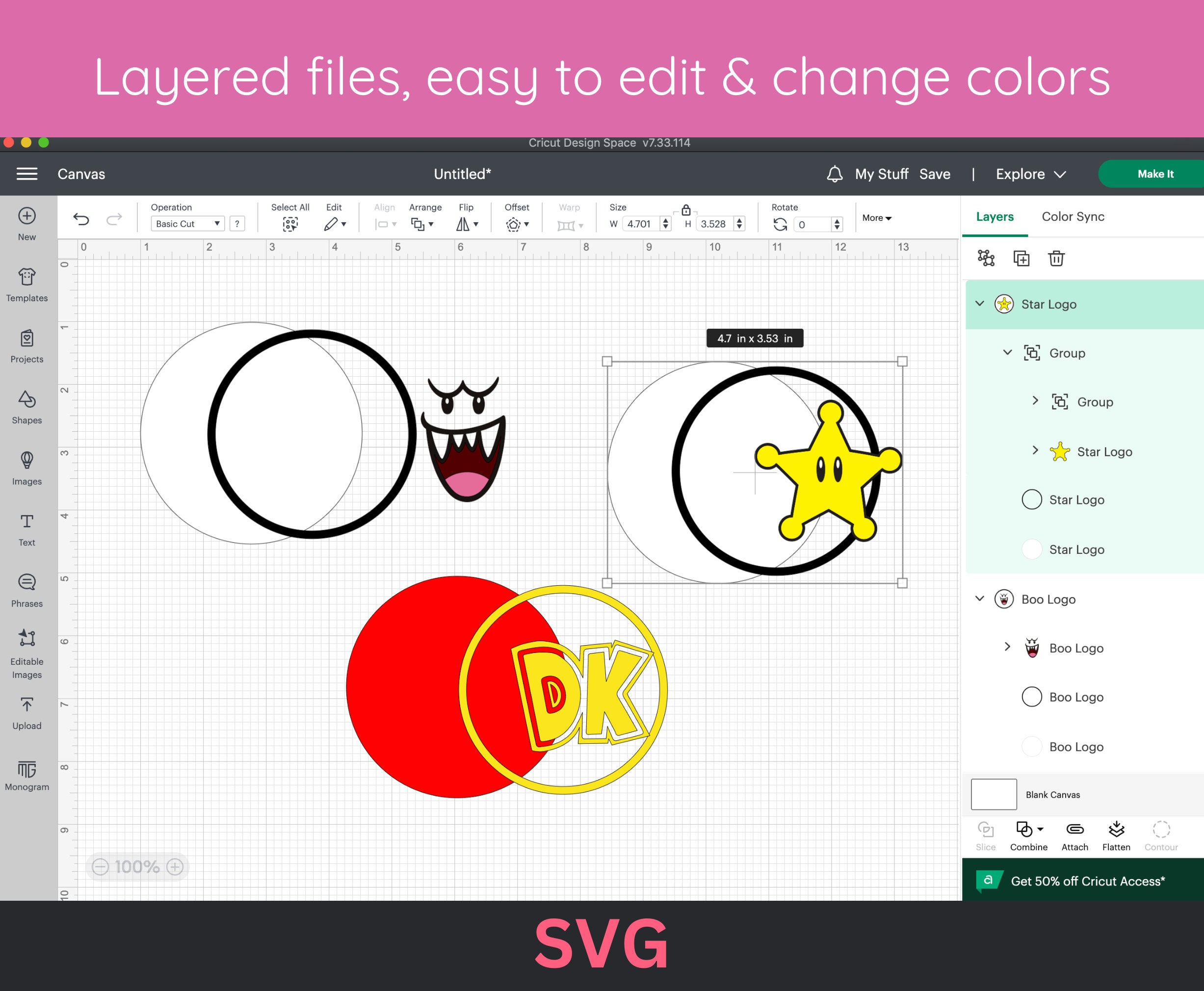 Digital Mario Characters Logo Vector Cut Files Craft With - Etsy UK